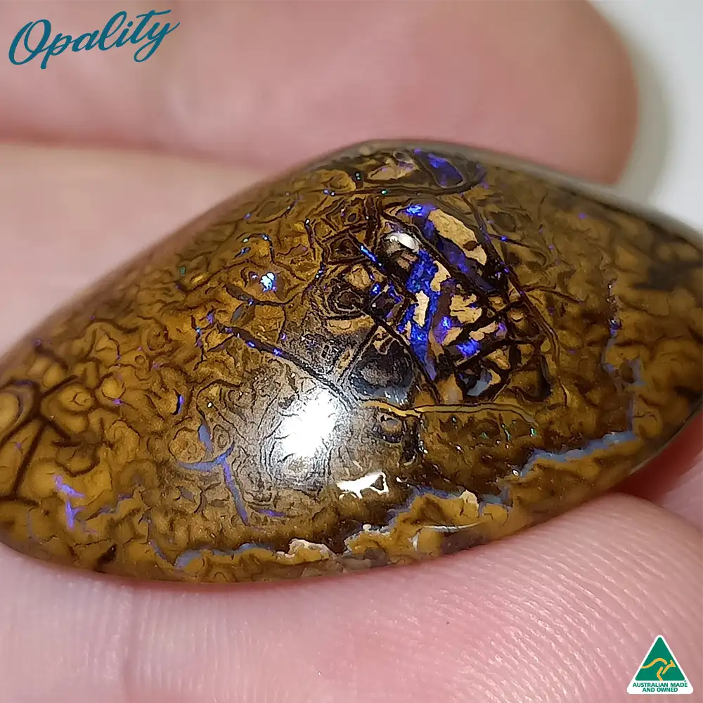 Australian Boulder Opal Yowah Nut Cabochon 48ct | Opality